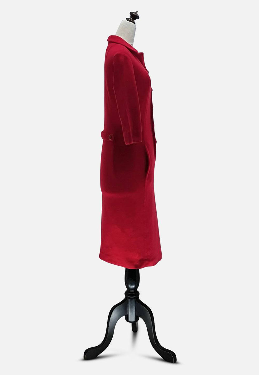 Pinky Red Wool Delight Dress